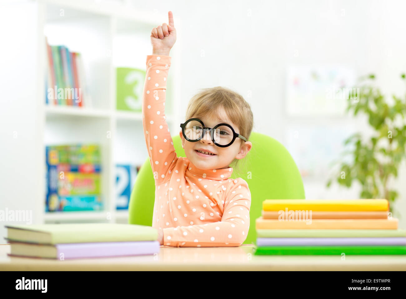Smart Baby Girl Reading