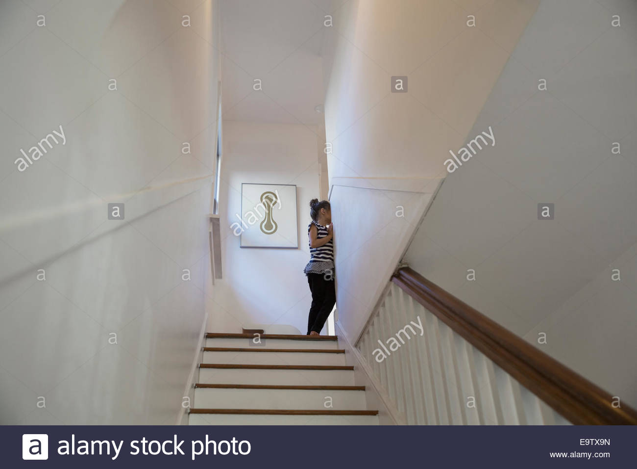 People At The Top Of Stairs High Resolution Stock Photography and ...