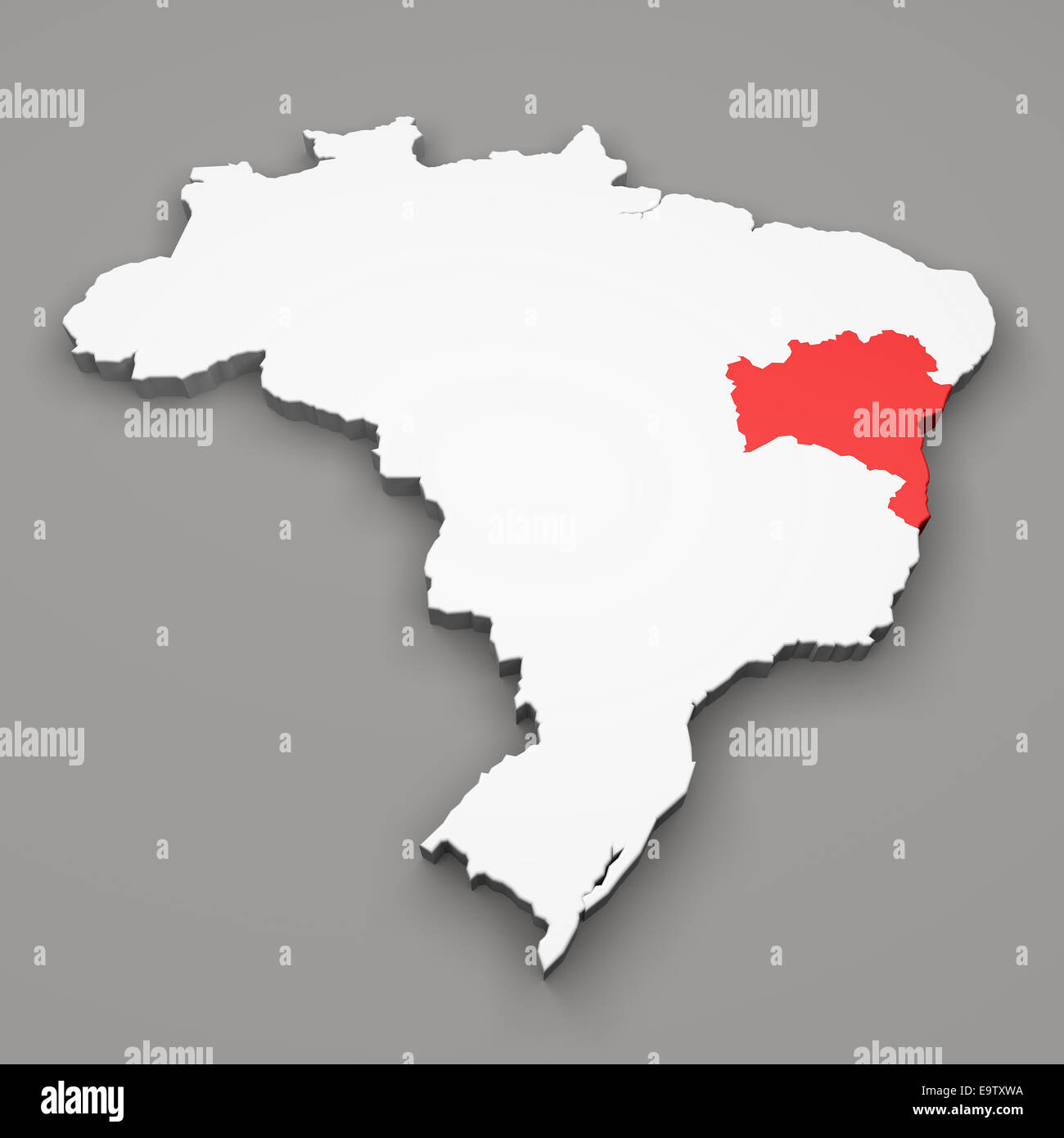 Brazil Map Outline States