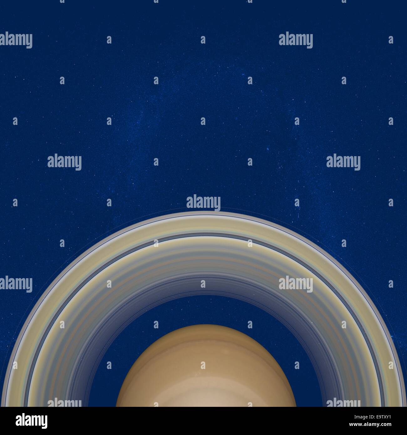 Saturn rings, space Stock Photo - Alamy