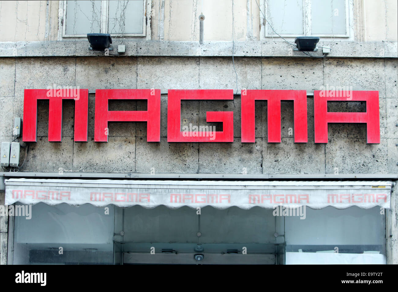 Magma logo hi-res stock photography and images - Alamy