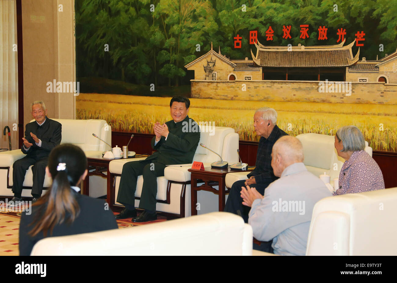 Gutian, China's Fujian Province. 31st Oct, 2014. Chinese President Xi ...