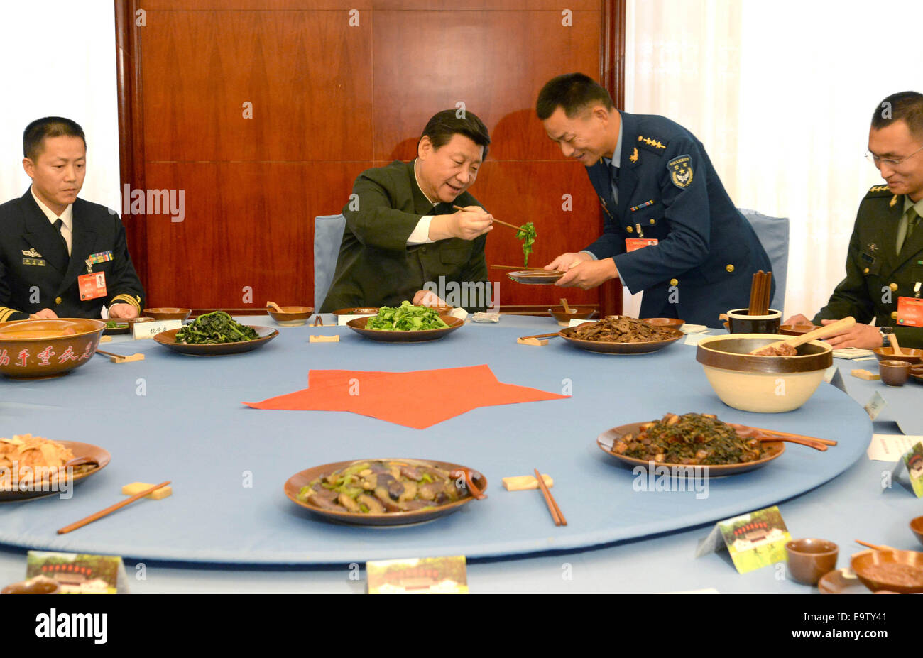 Gutian, China's Fujian Province. 31st Oct, 2014. Chinese President Xi ...