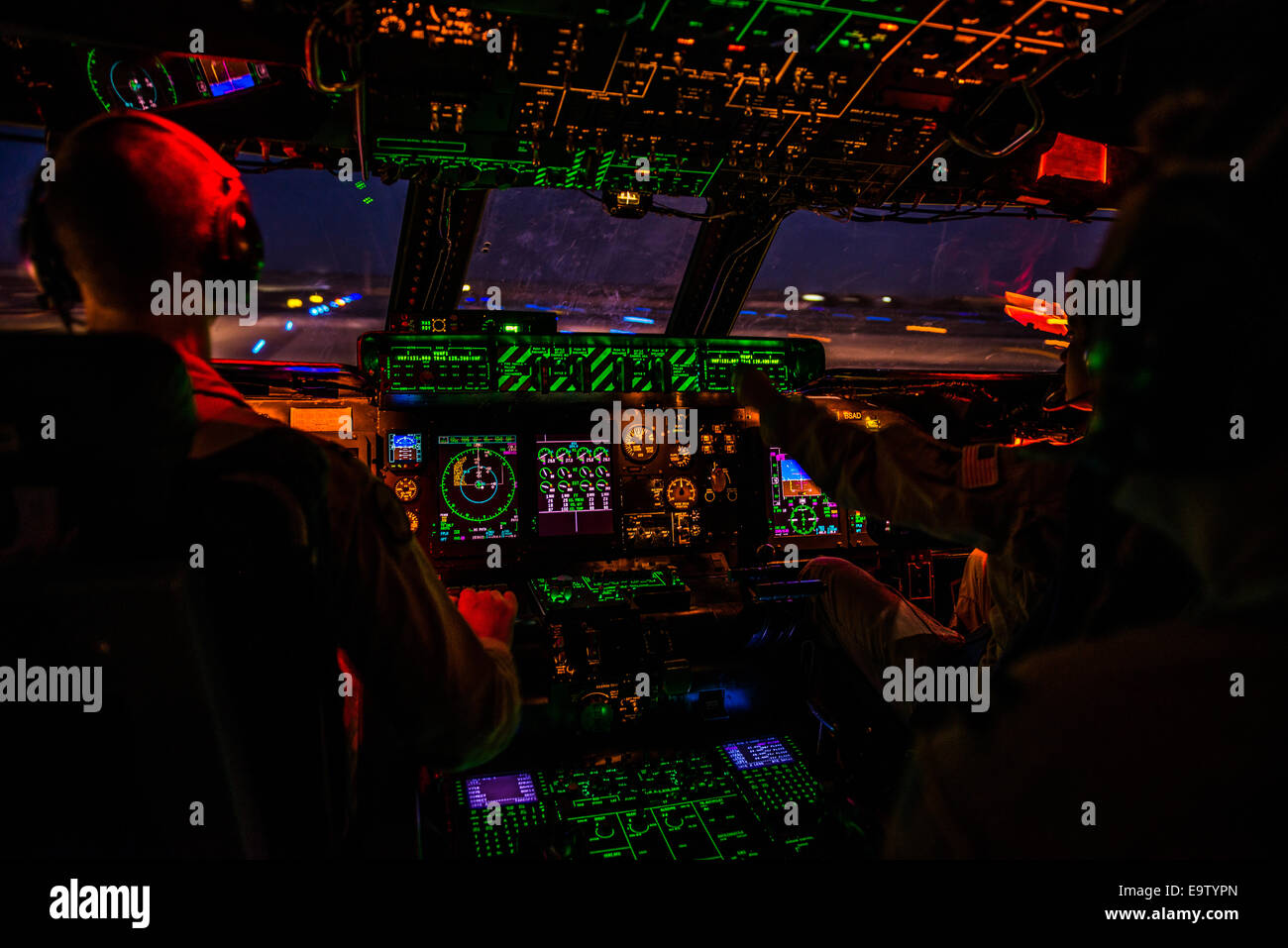 U.S. Air Force Capts. Matthew Upchurch, left, and Jennifer Nolta, both ...