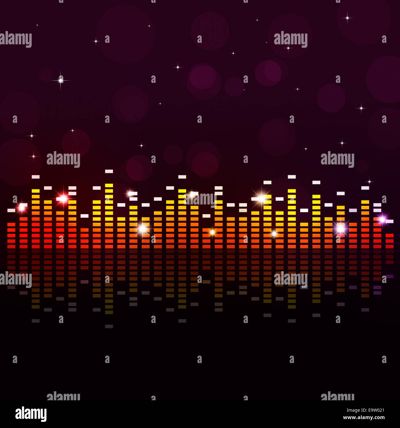 multicolor music equalizer background for active parties Stock Photo ...