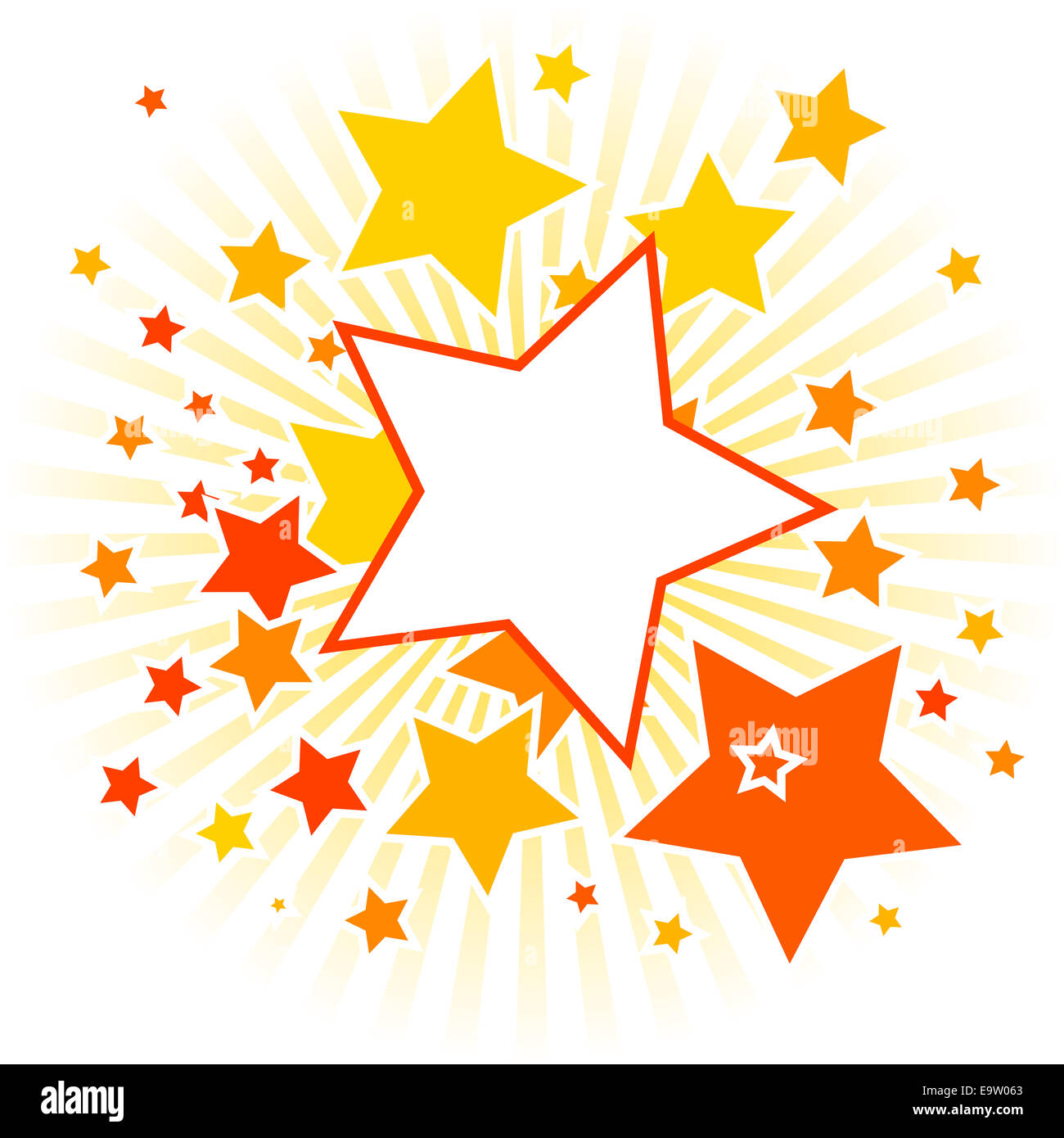 Abstract background with colorful stars Stock Photo - Alamy
