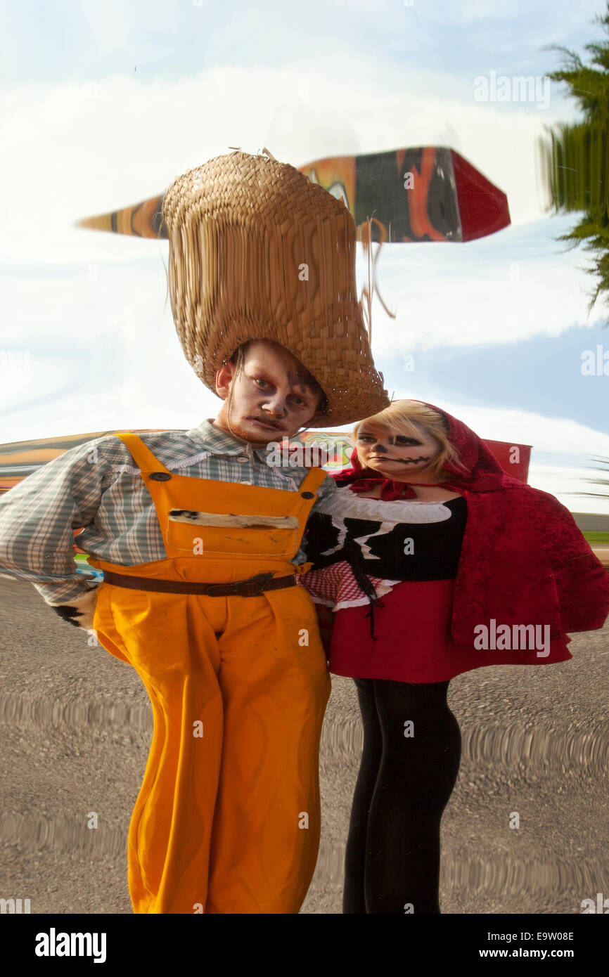 Funny distorting mirror reflection hi-res stock photography and images ...