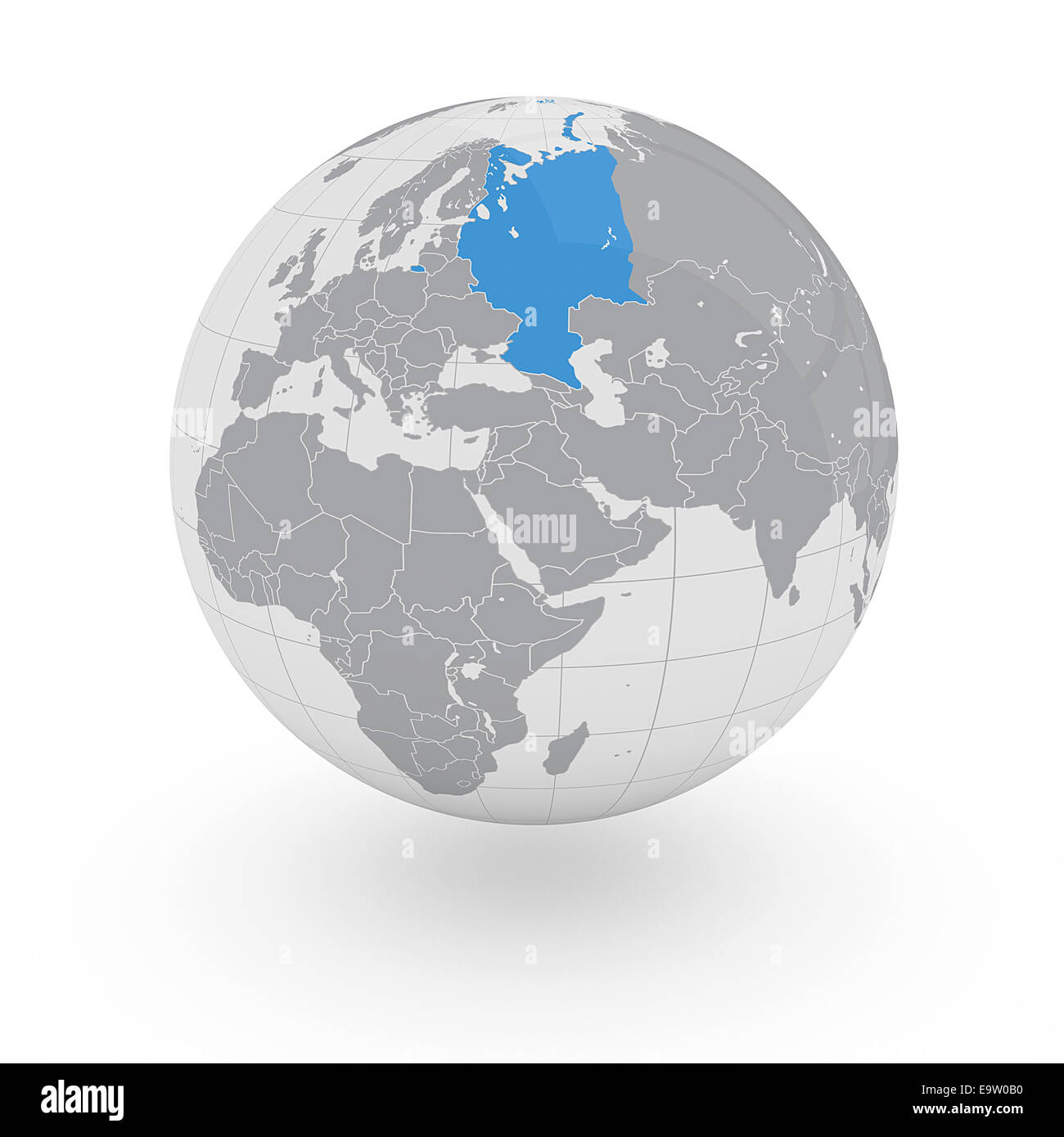 Western russia map hi-res stock photography and images - Alamy