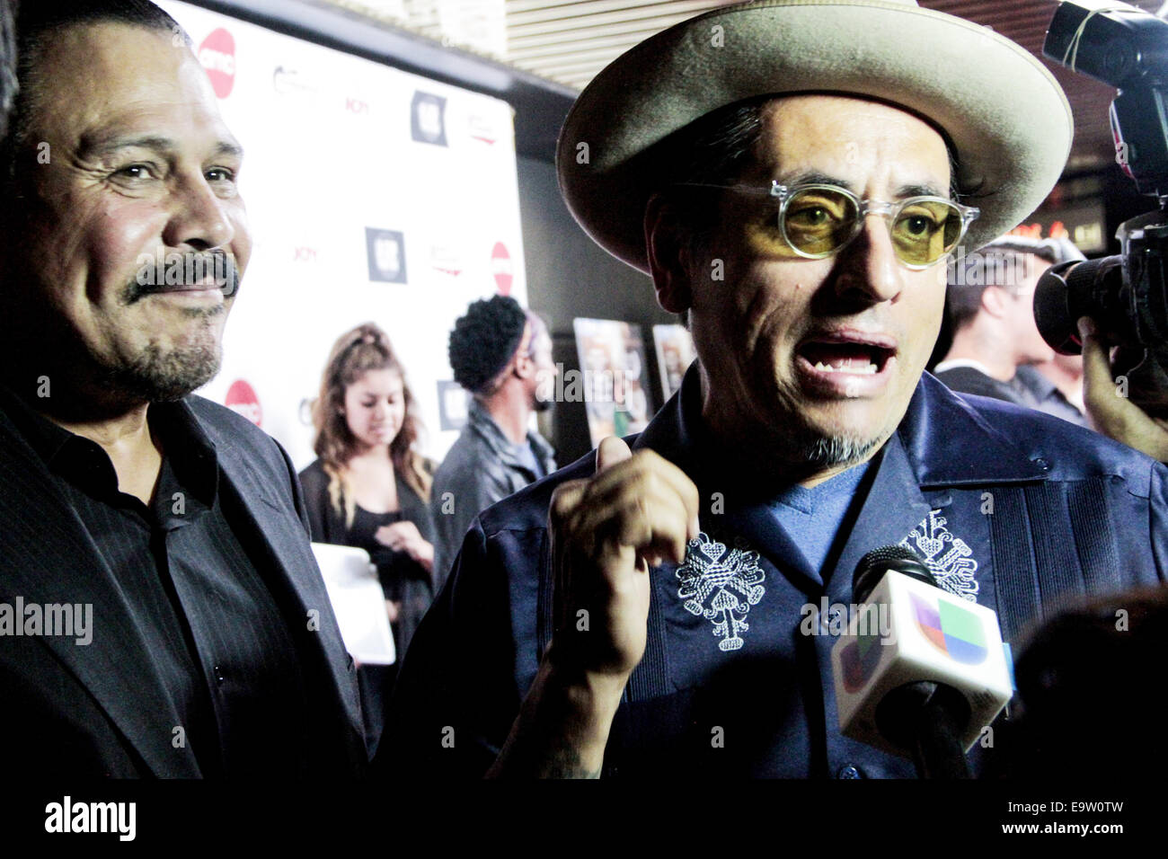Emillio Rivera and Richard Montoya are seen at Latin Hollywood Films ...
