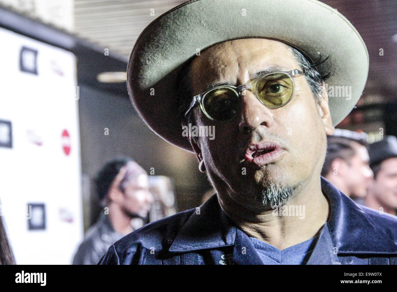 Emillio Rivera and Richard Montoya are seen at Latin Hollywood Films ...
