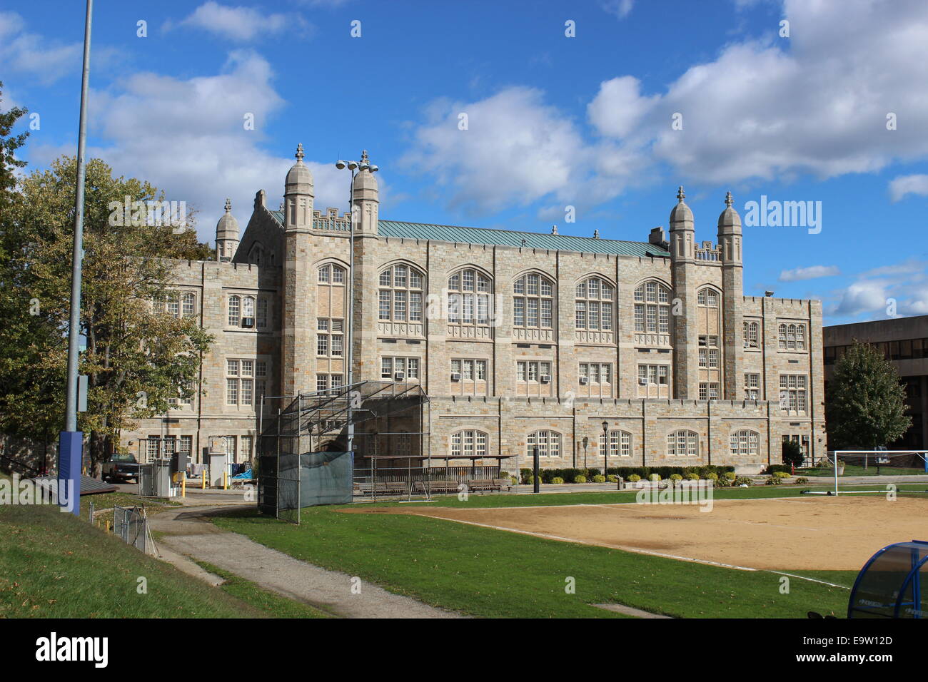 Old Gym, Lehman College, Kingsbridge Heights, Bronx, New York Stock ...