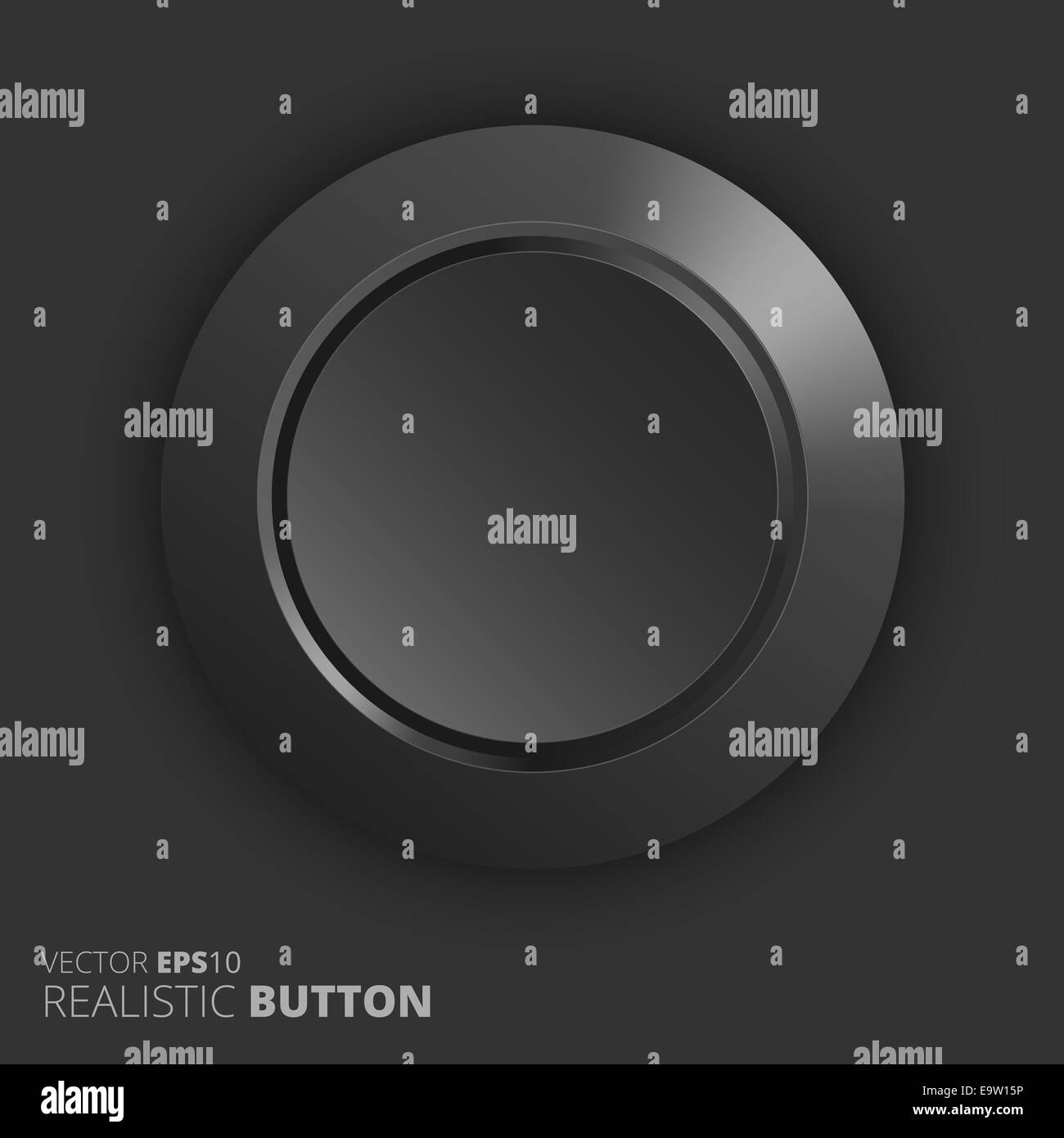 Plastic button, vector Stock Photo - Alamy