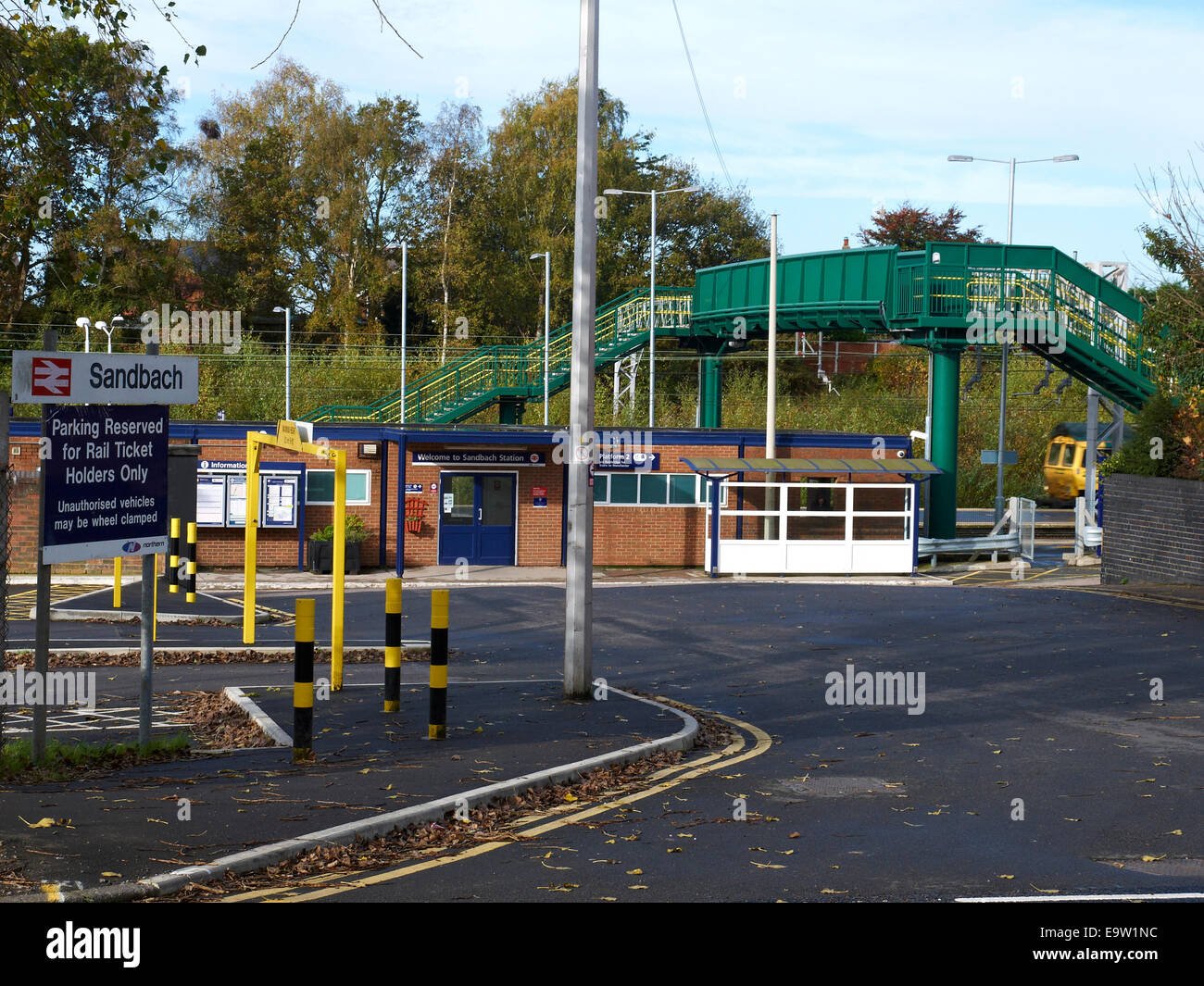 Train station in Sandbach Cheshire UK Stock Photo - Alamy