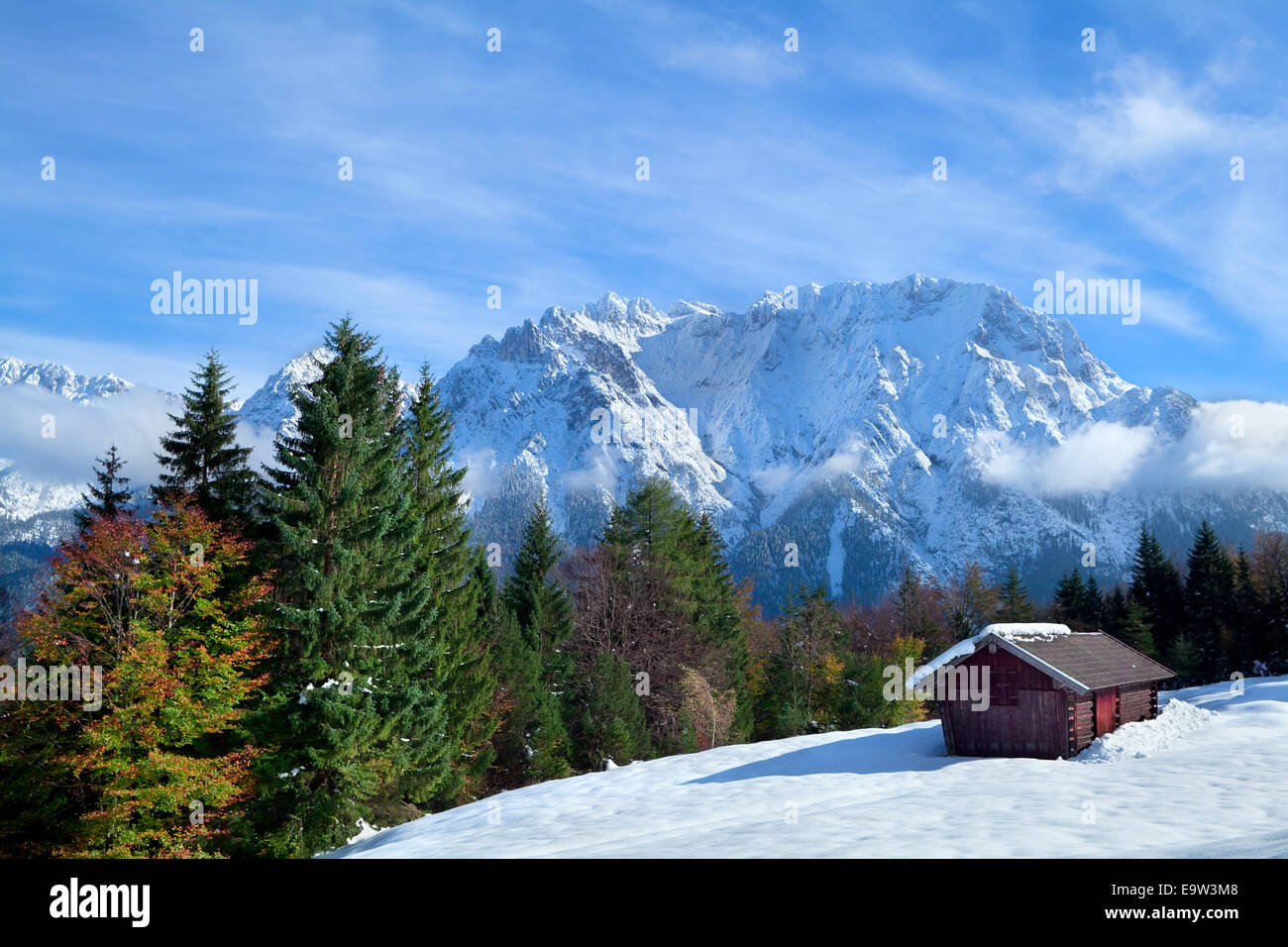 Alps hut hi-res stock photography and images - Alamy