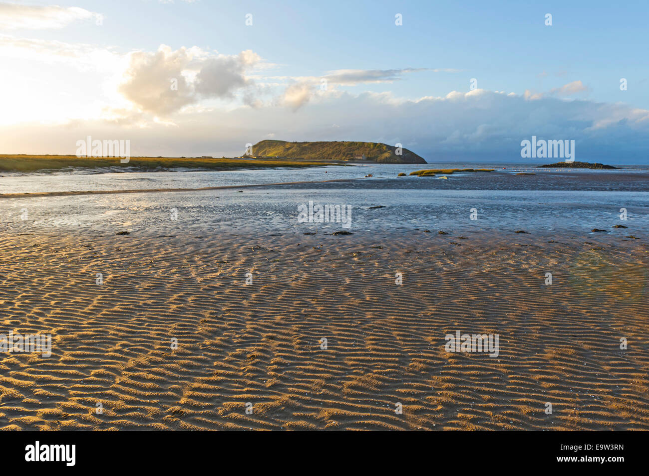 Beach at Uphill, Weston-Super-Mare, North Somerset, England Stock Photo ...