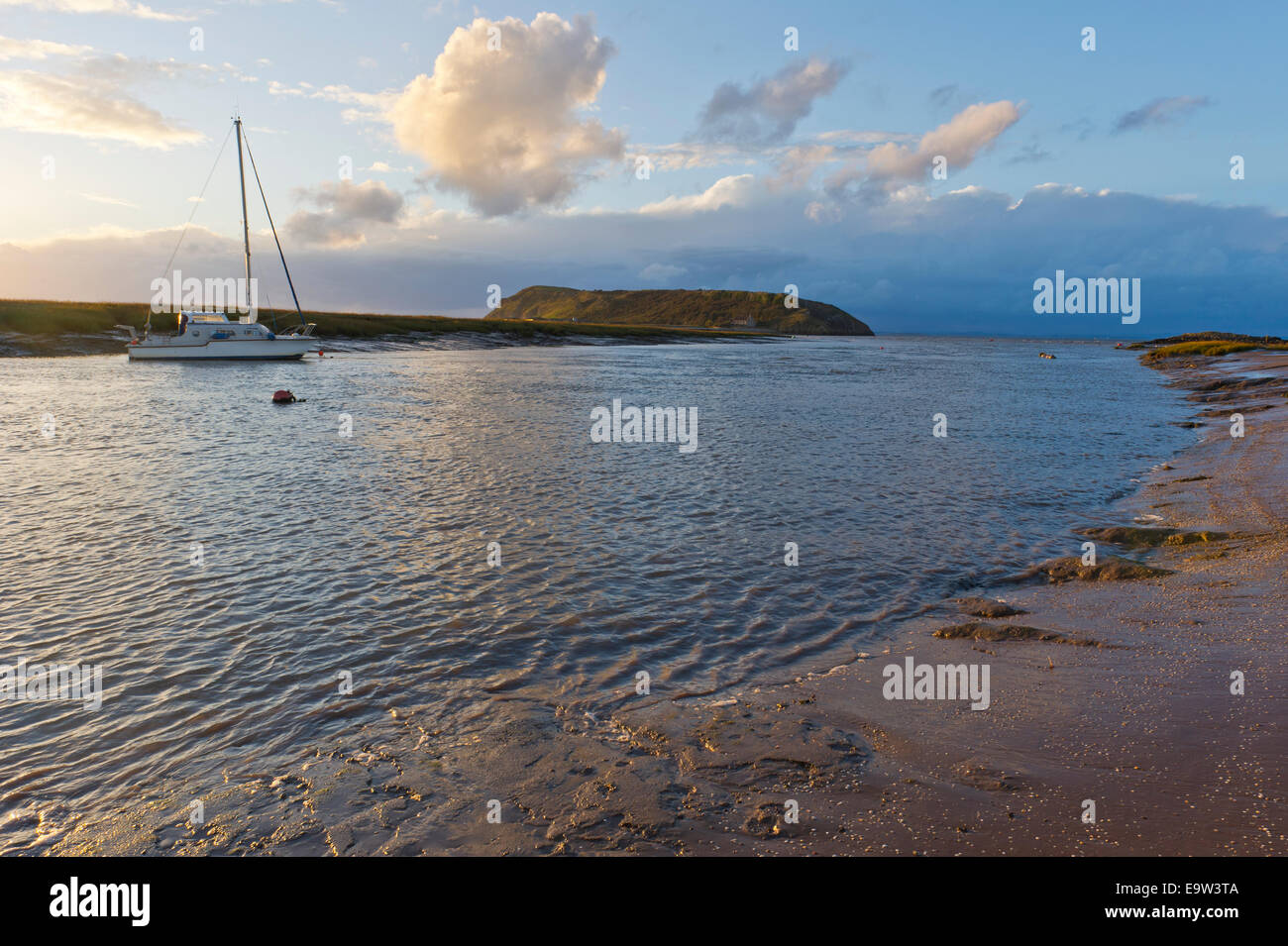 Beach at Uphill, Weston-Super-Mare, North Somerset, England Stock Photo ...