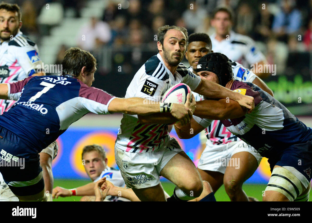 Paris, France. 01st Nov, 2014. French Top 14 rugby union, Stade ...