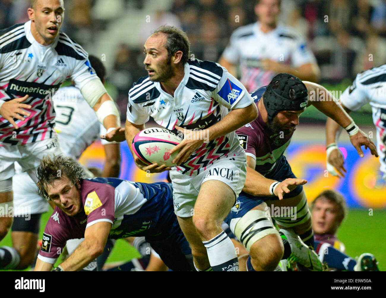 Paris, France. 01st Nov, 2014. French Top 14 rugby union, Stade ...