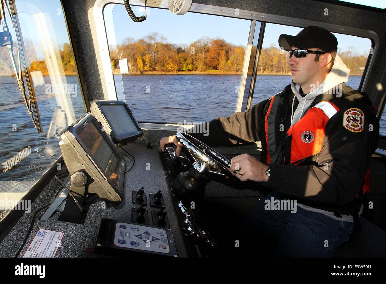 Clinton, IOWA, USA. 31st Oct, 2014. The Clinton Fire Department ...