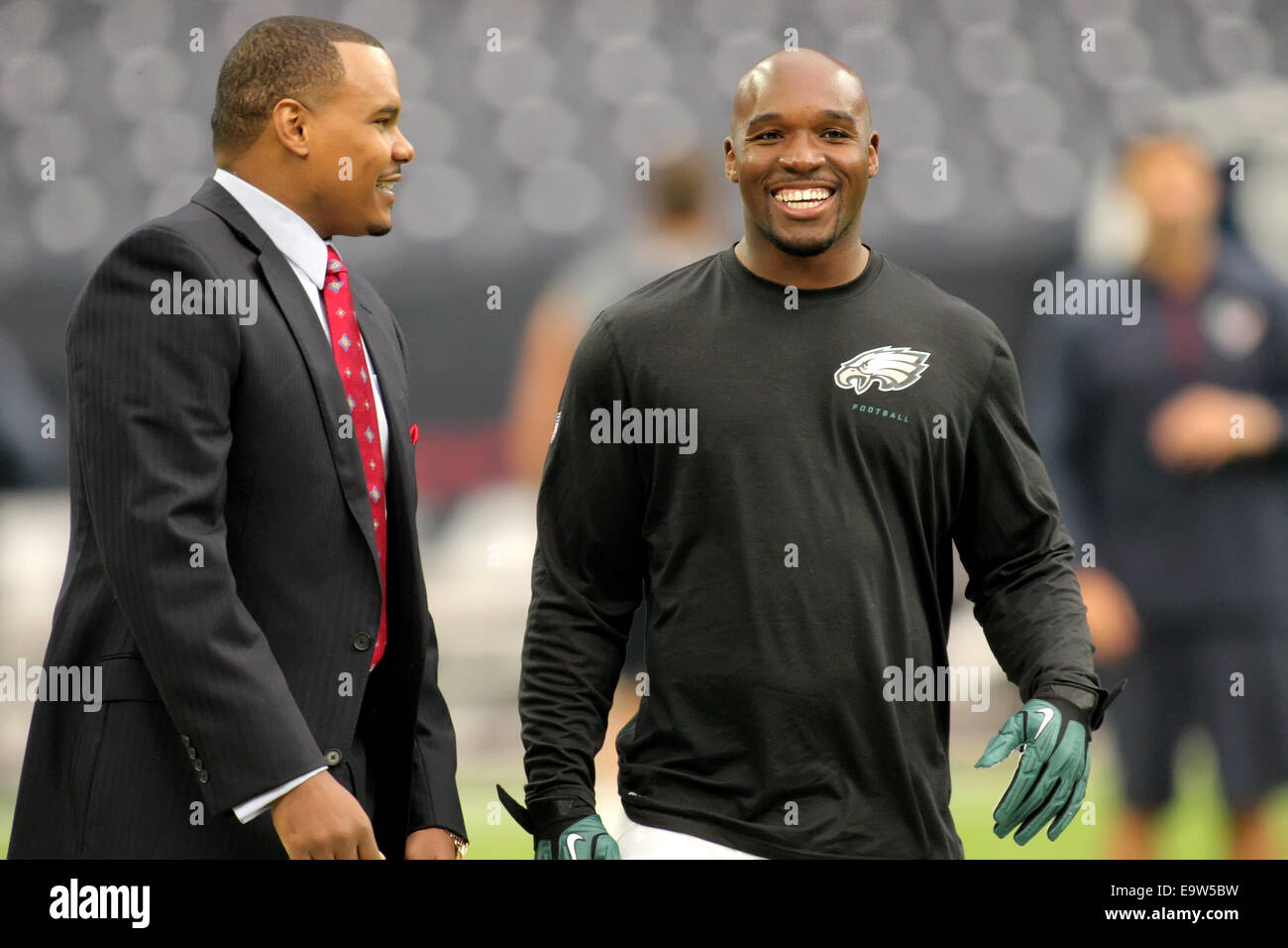 Houston, Texas, USA. 2nd November, 2014. Philadelphia Eagles inside ...