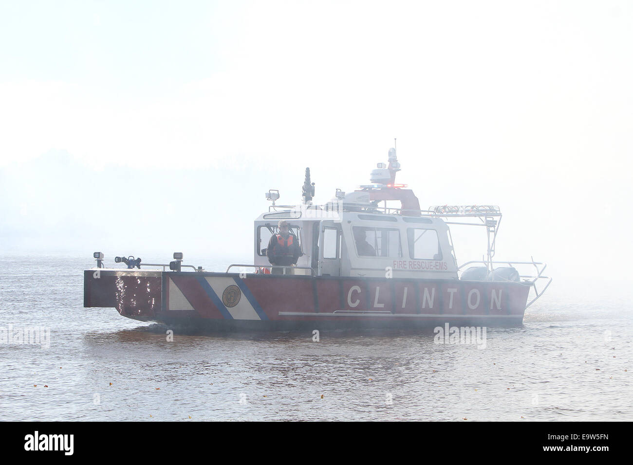 Clinton, IOWA, USA. 31st Oct, 2014. The Clinton Fire Department ...