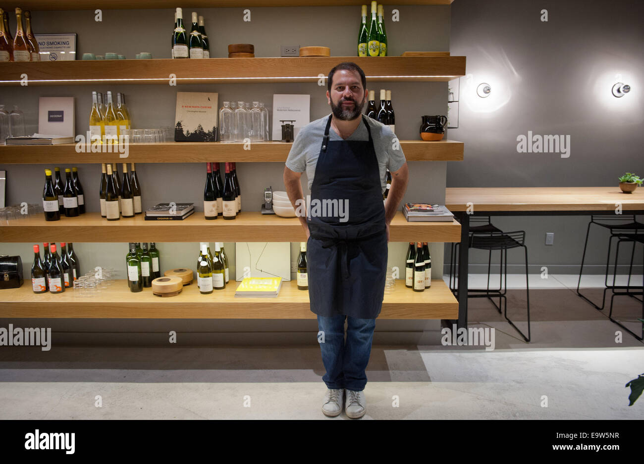 Manhattan, New York, USA. 25th Oct, 2014. Chef ENRIQUE OLVER in his new ...
