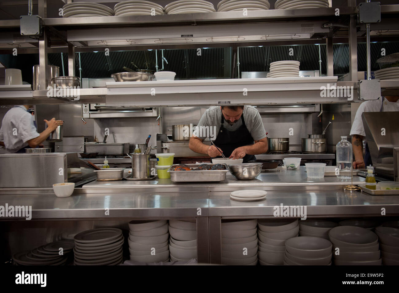 Manhattan, New York, USA. 25th Oct, 2014. Chef ENRIQUE OLVER in his new ...