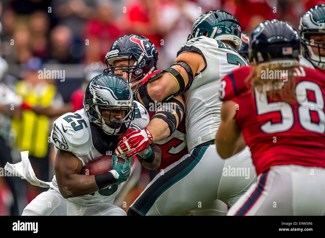 September 2, 2014 - Houston, Texas, USA: Philadelphia Eagles running ...