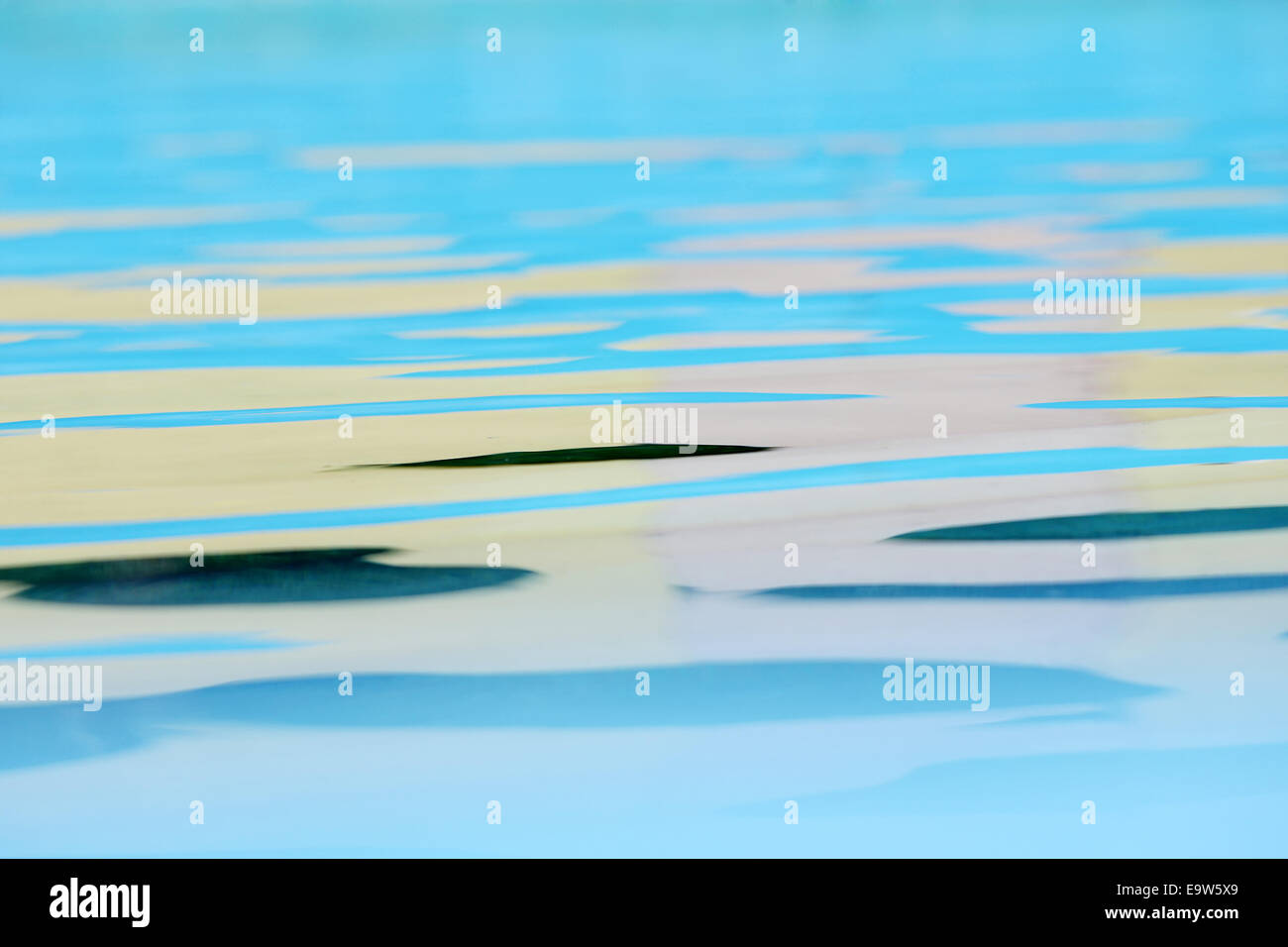 A close up of abstract water reflection texture Stock Photo - Alamy