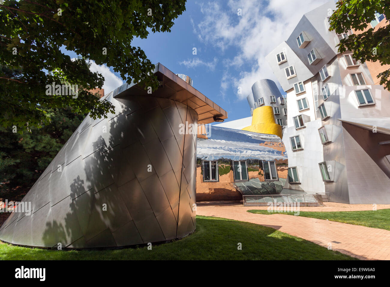 The Ray and Maria Stata Center or Building 32, designed by Frank Gehry ...