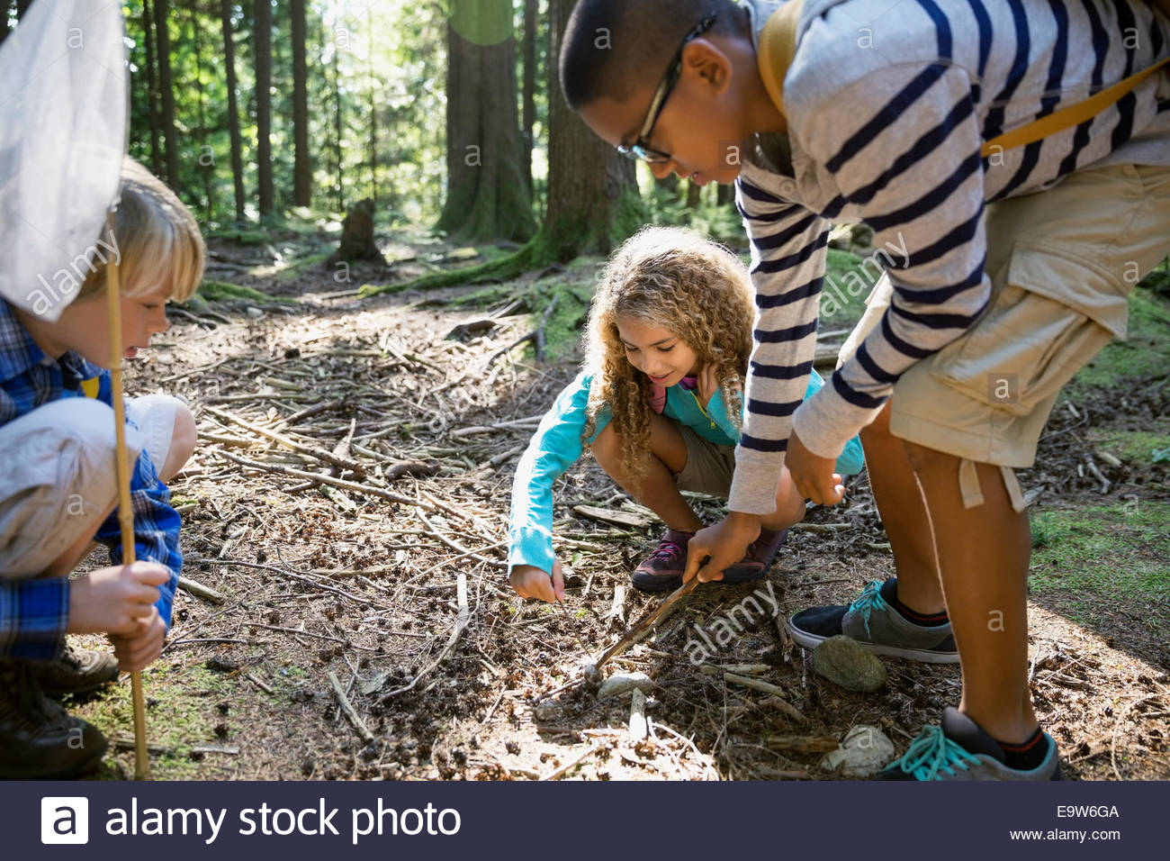 Three children 12 years hi-res stock photography and images - Alamy