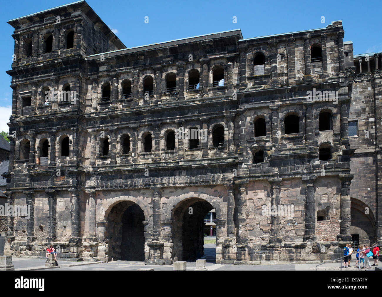 Porta Nigra Trier Upper Mosel Valley Germany Stock Photo - Alamy