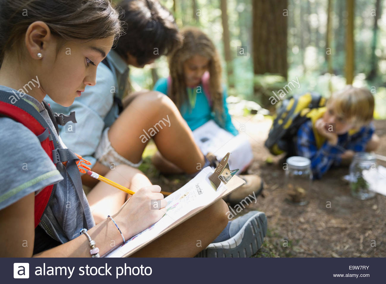 Pre teen writing hi-res stock photography and images - Alamy