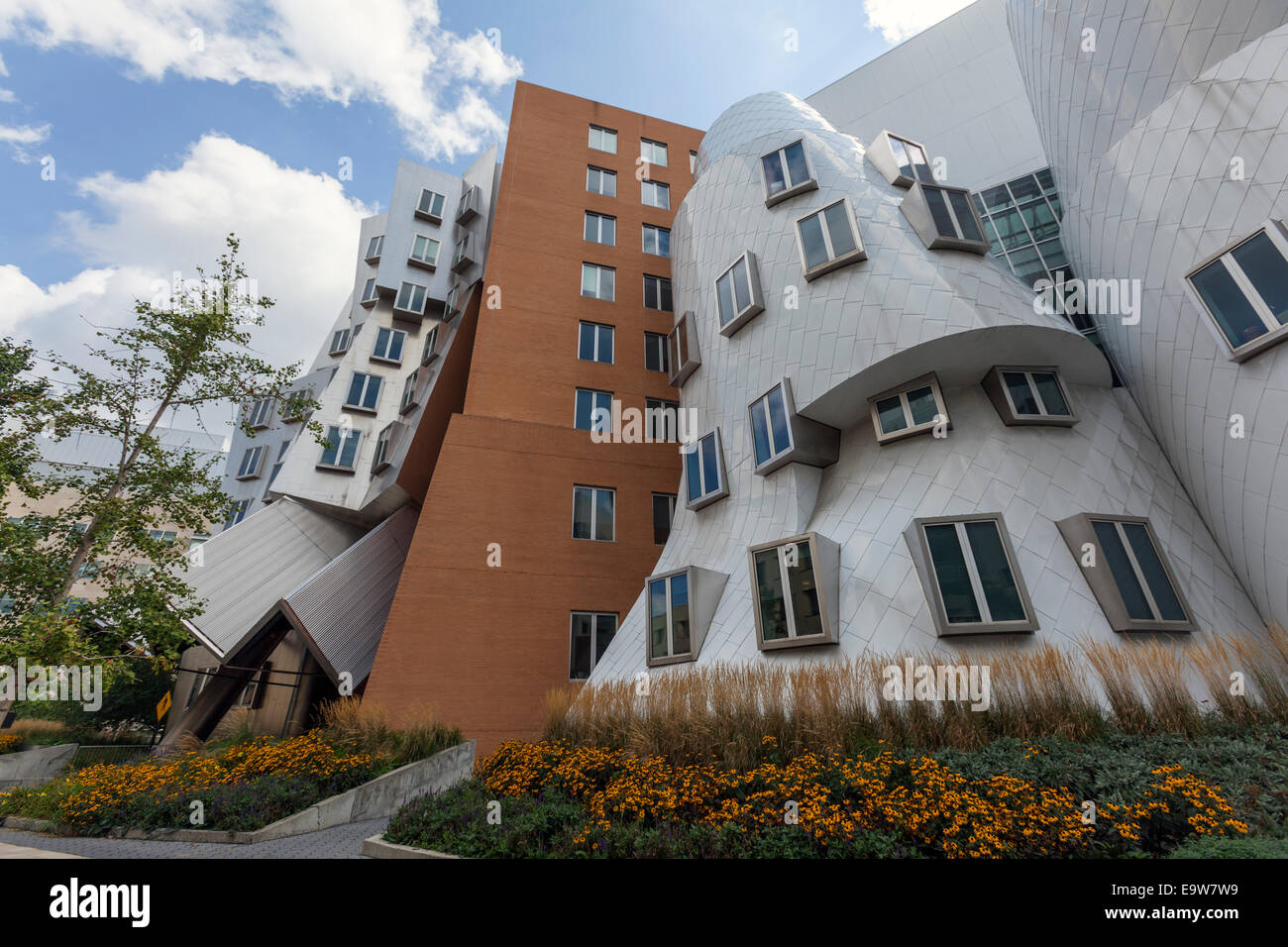 The Ray and Maria Stata Center or Building 32, designed by Frank Gehry ...