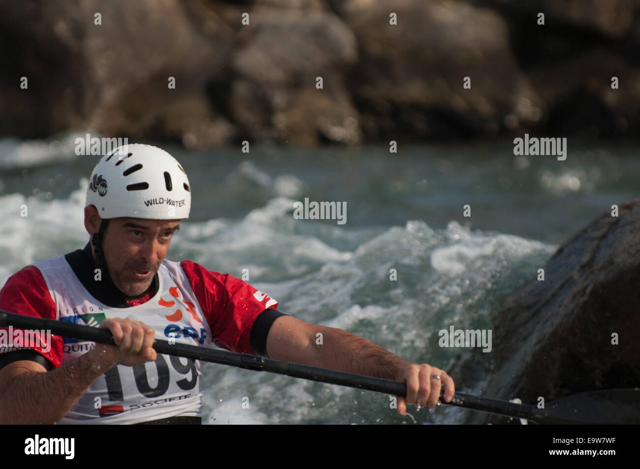pau world canoe kayak championship Stock Photo - Alamy
