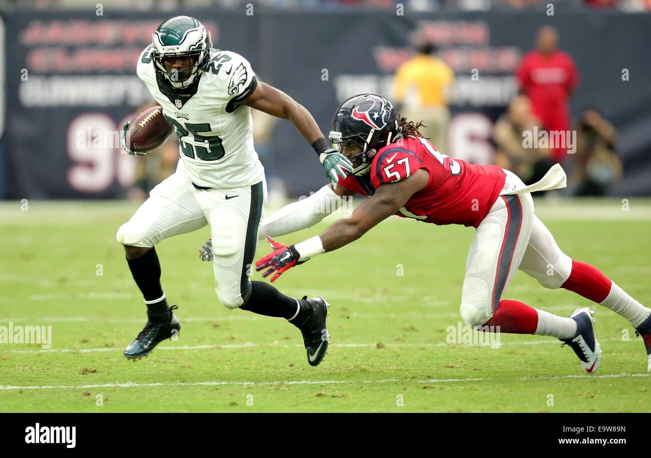 Houston, Texas, USA. 2nd November, 2014. Philadelphia Eagles running ...