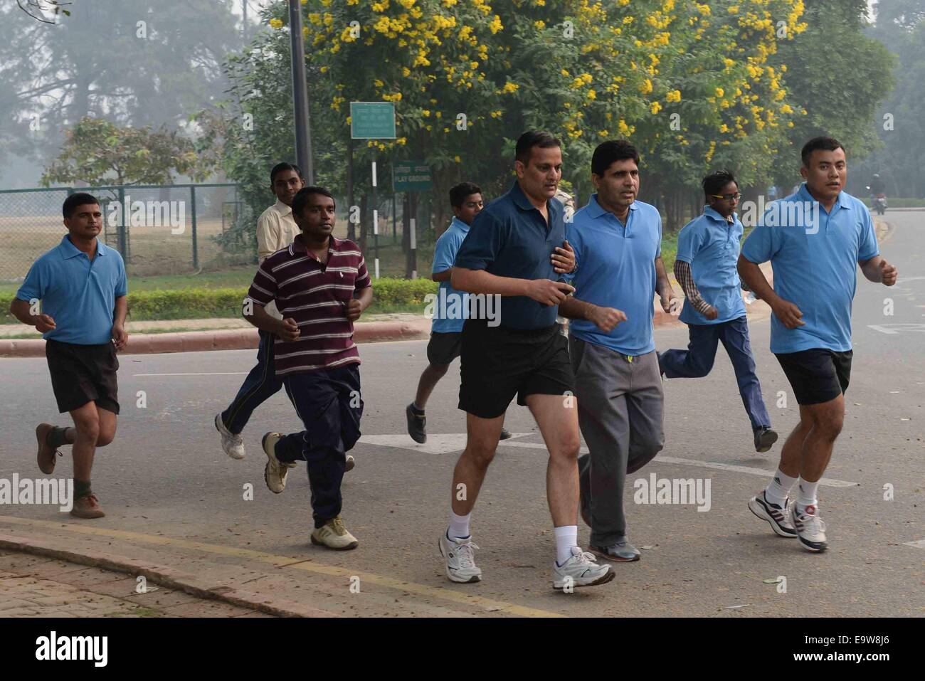 The particiapants of the "Run for Unity" that was flagged-off by the ...