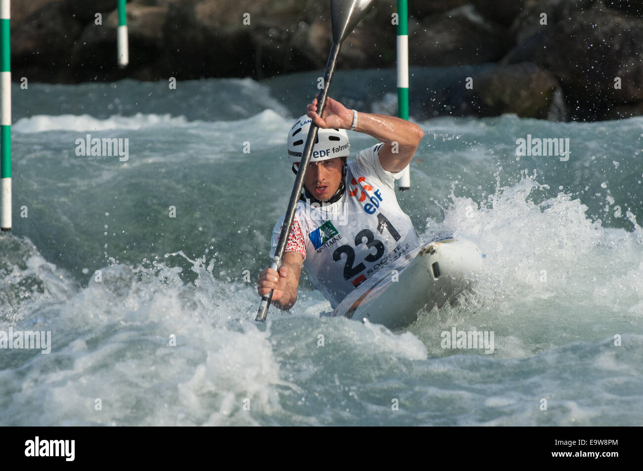 pau world canoe kayak championship Stock Photo - Alamy