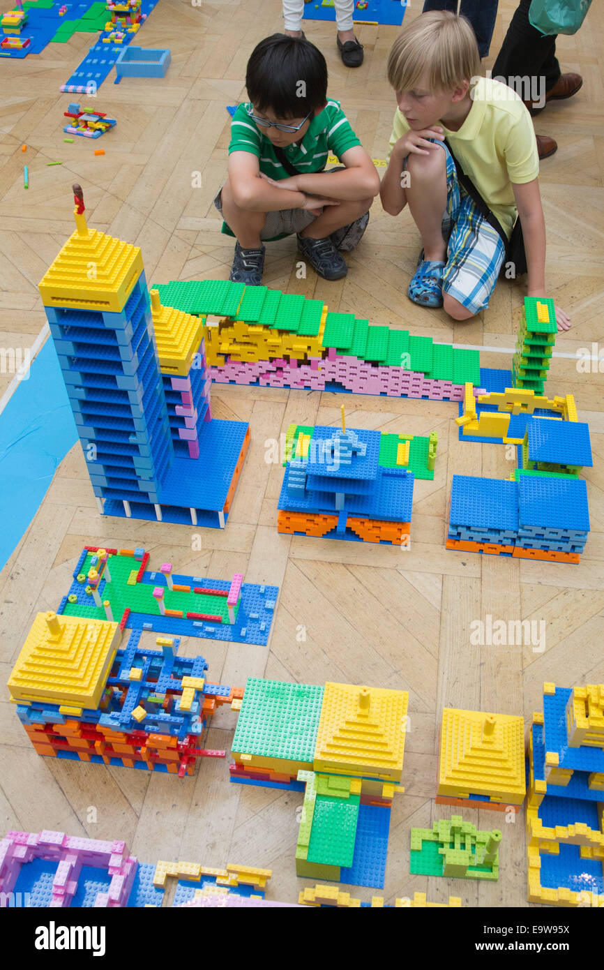 RA Lego Architecture Challenge, Royal Academy of Arts, London Stock ...
