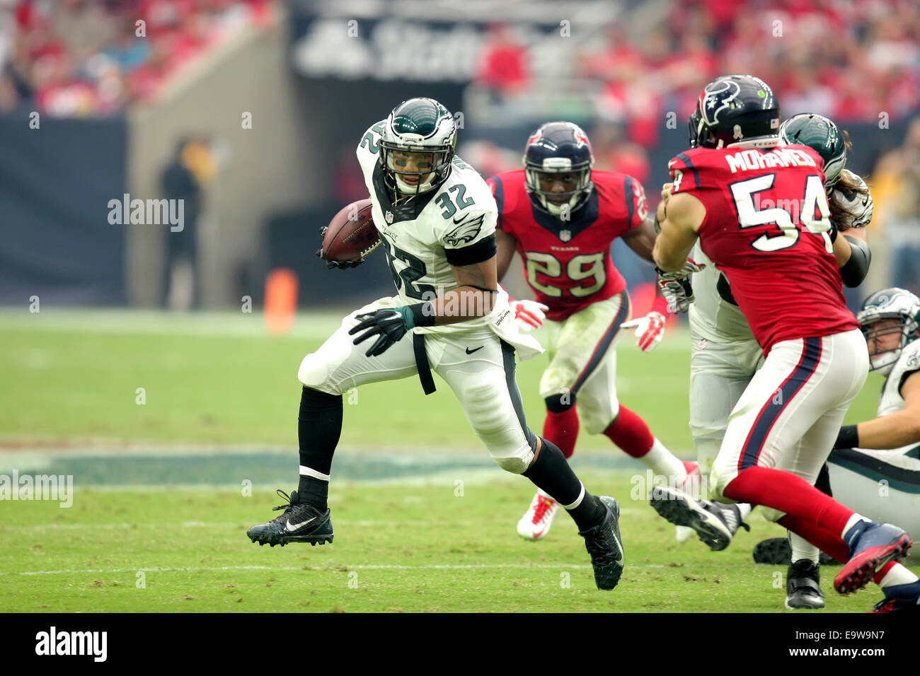 Houston, Texas, USA. 2nd November, 2014. Philadelphia Eagles running ...