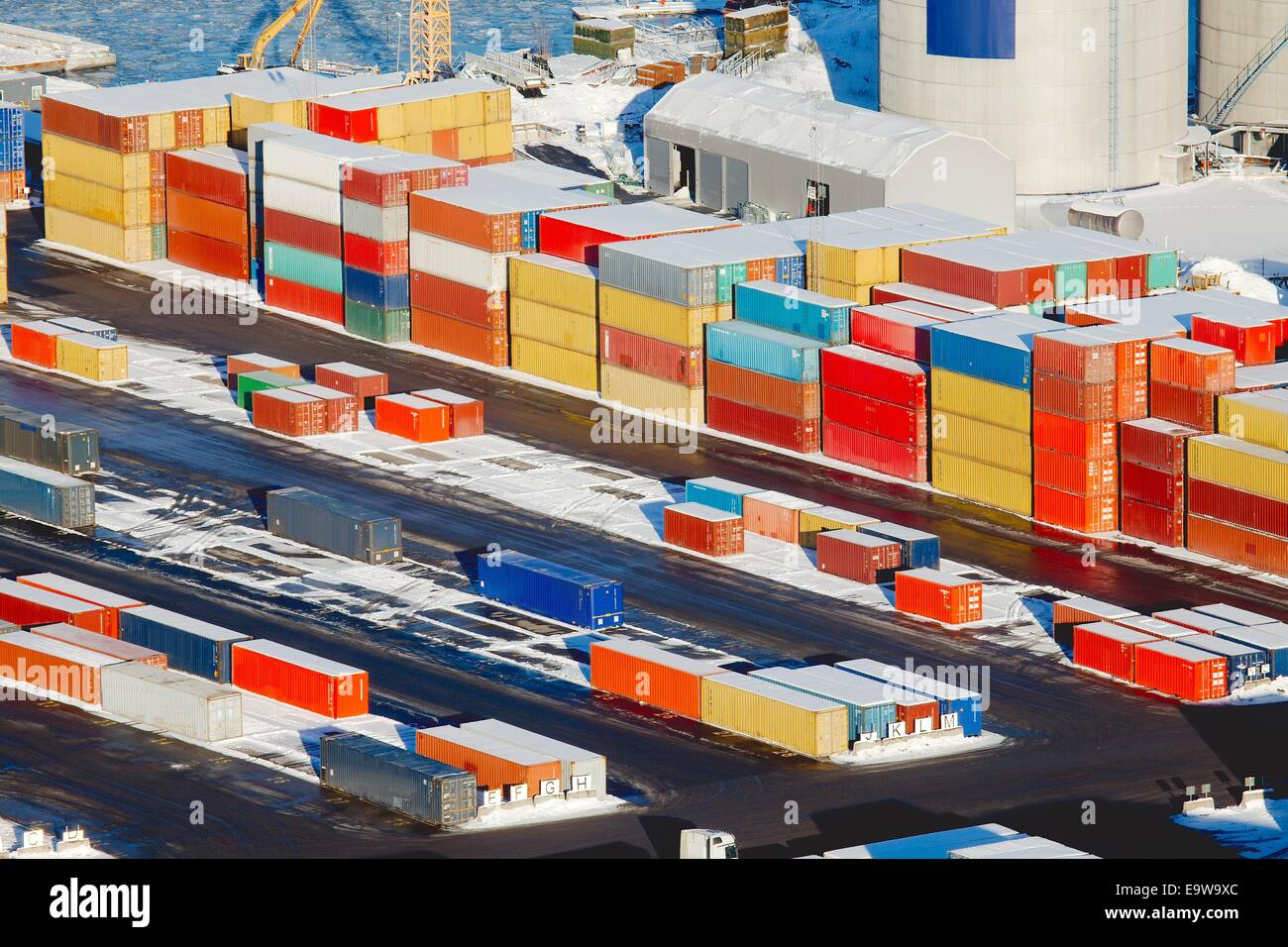 Big containers hi-res stock photography and images - Alamy
