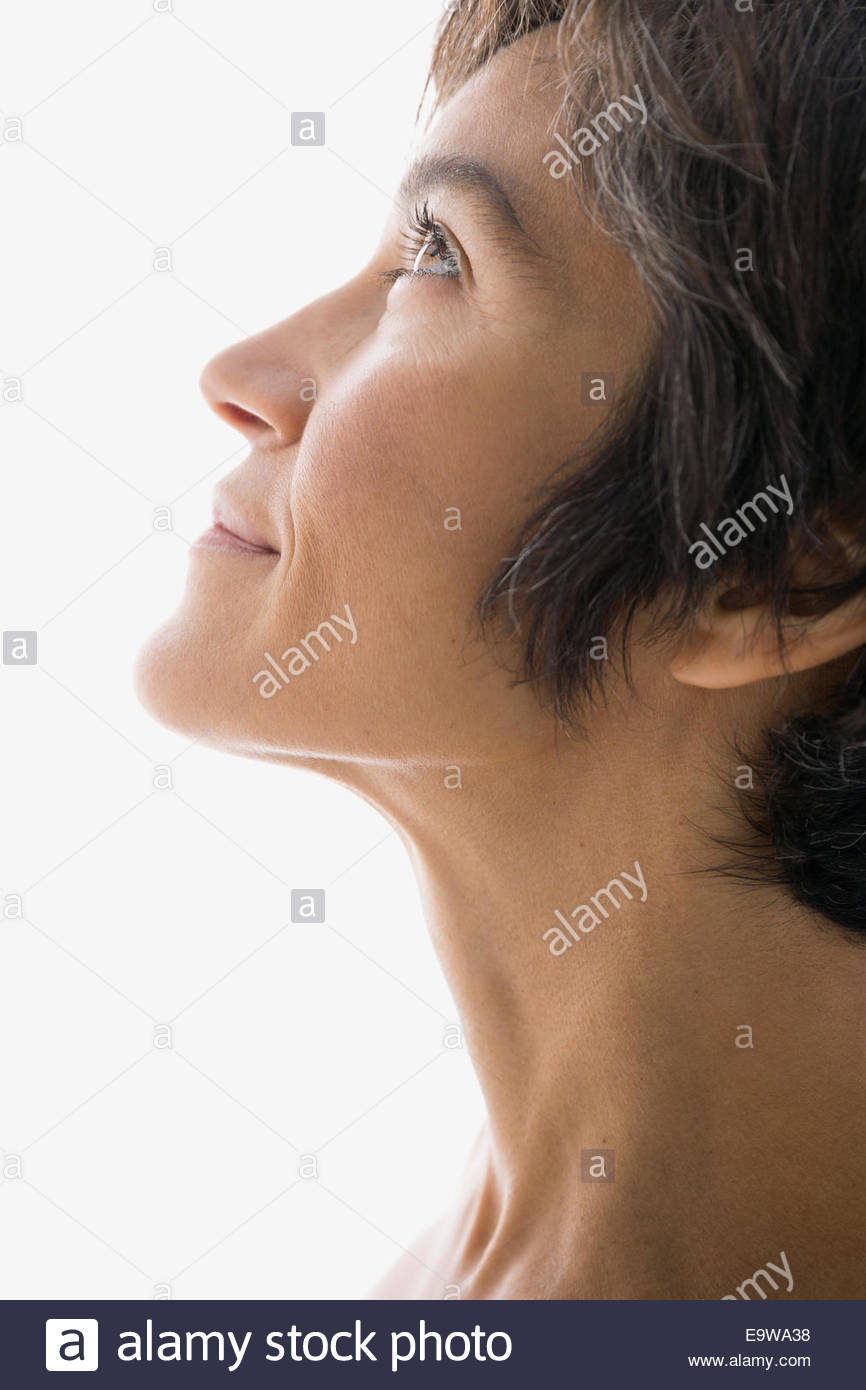 Profile woman hi-res stock photography and images - Alamy