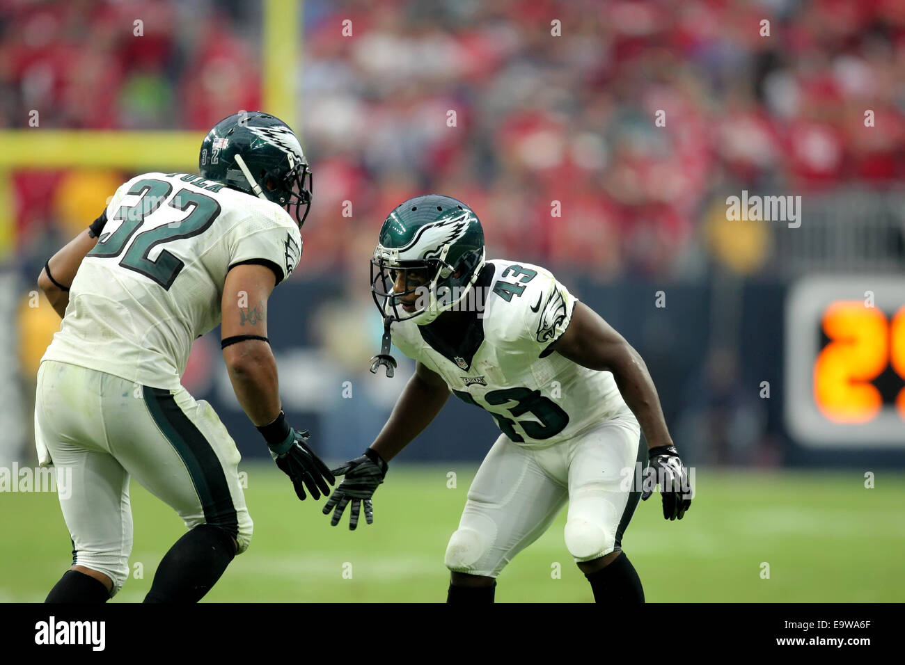 Houston, Texas, USA. 2nd November, 2014. Philadelphia Eagles running ...