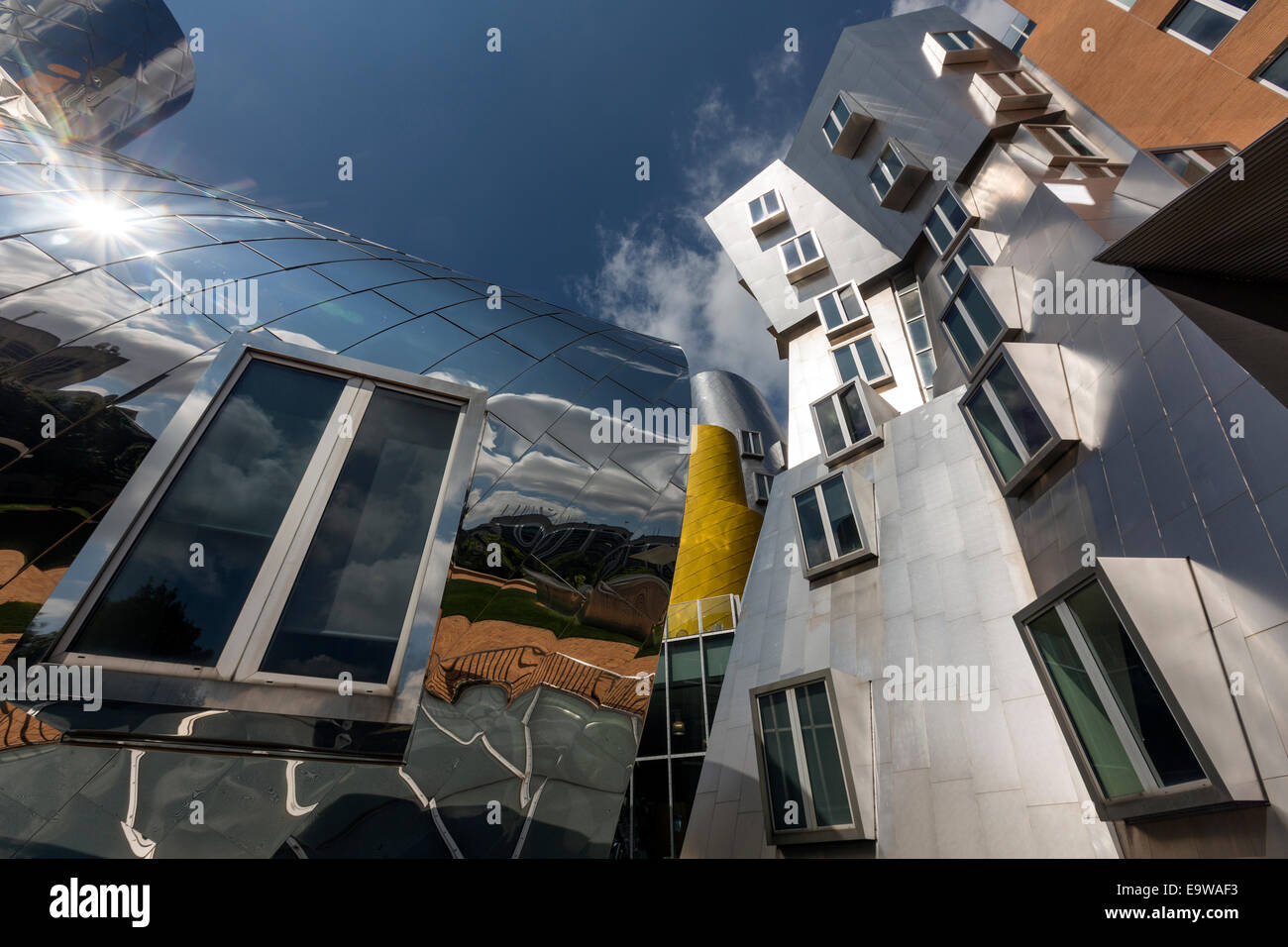 The Ray and Maria Stata Center or Building 32, designed by Frank Gehry ...
