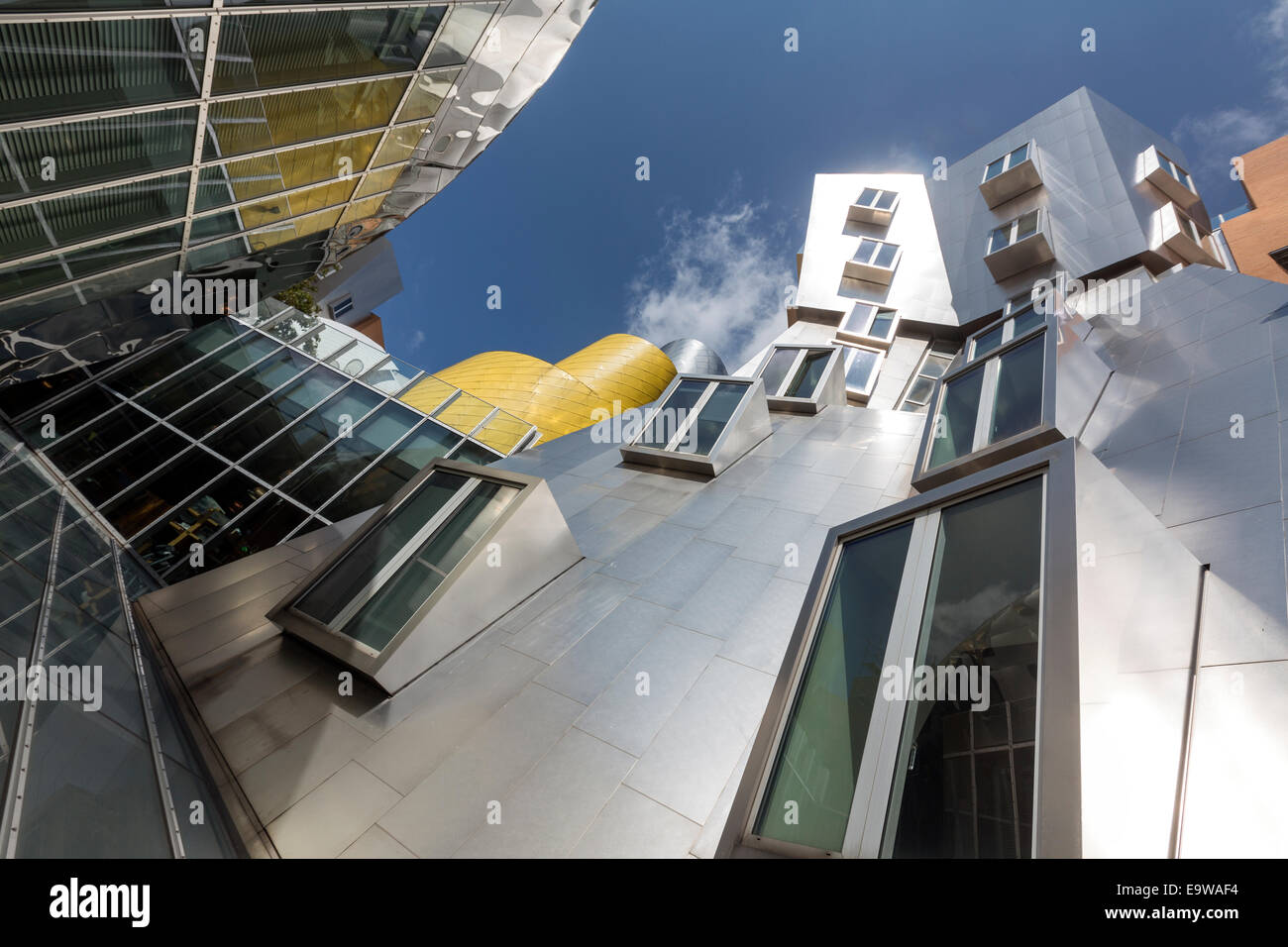 The Ray and Maria Stata Center or Building 32, designed by Frank Gehry ...