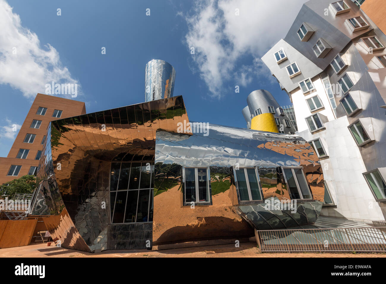 The Ray and Maria Stata Center or Building 32, designed by Frank Gehry ...