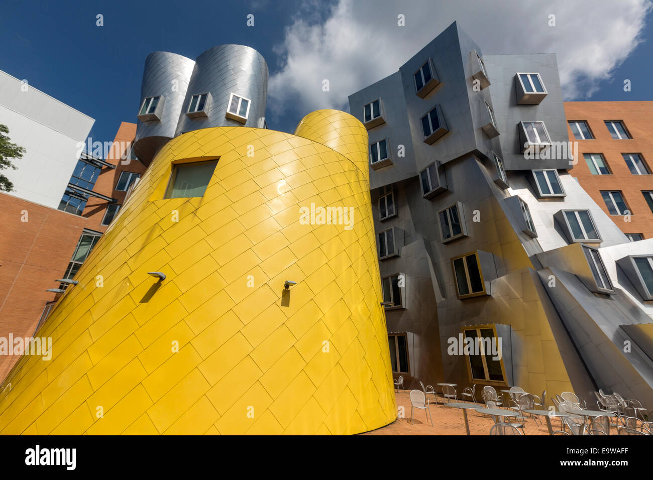 The Ray and Maria Stata Center or Building 32, designed by Frank Gehry ...