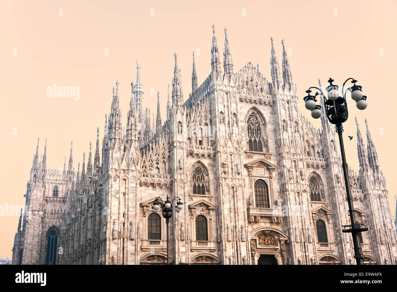 Piazza Duomo on December 11, 2009 in Milan, Italy Stock Photo - Alamy
