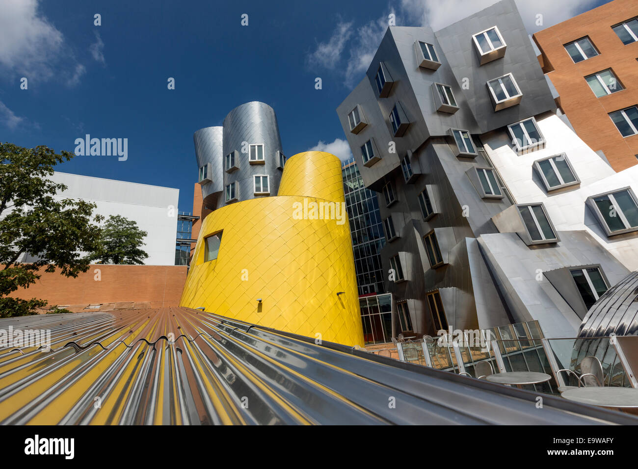 The Ray and Maria Stata Center or Building 32, designed by Frank Gehry ...