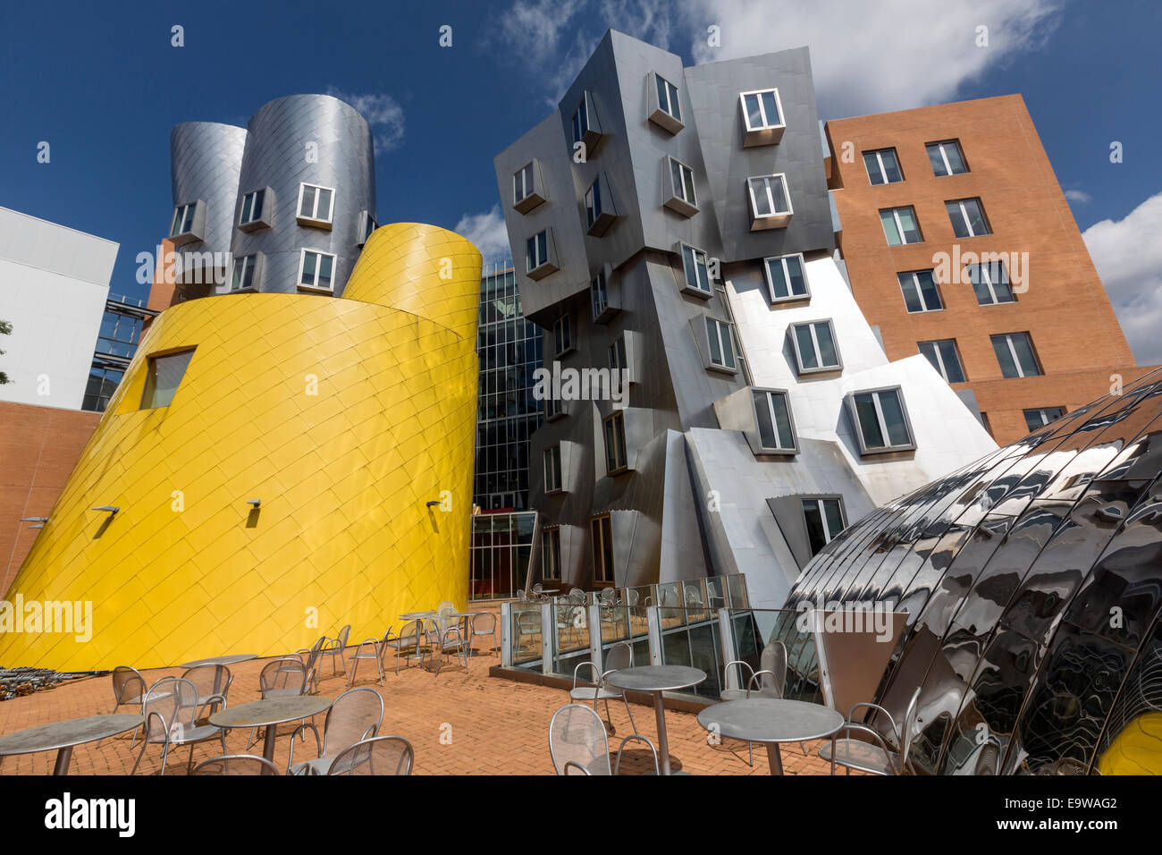 The Ray and Maria Stata Center or Building 32, designed by Frank Gehry ...